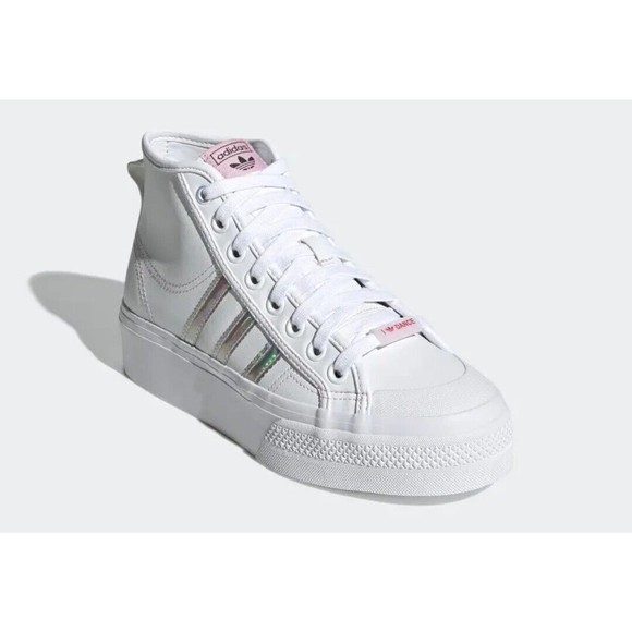 adidas | Shoes | Womens Adidas Nizza Mid Platform Shoes Sneakers Size ...